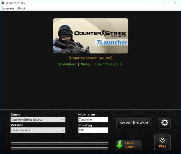 7Launcher CS:S / Download Counter-Strike Source Free directly
